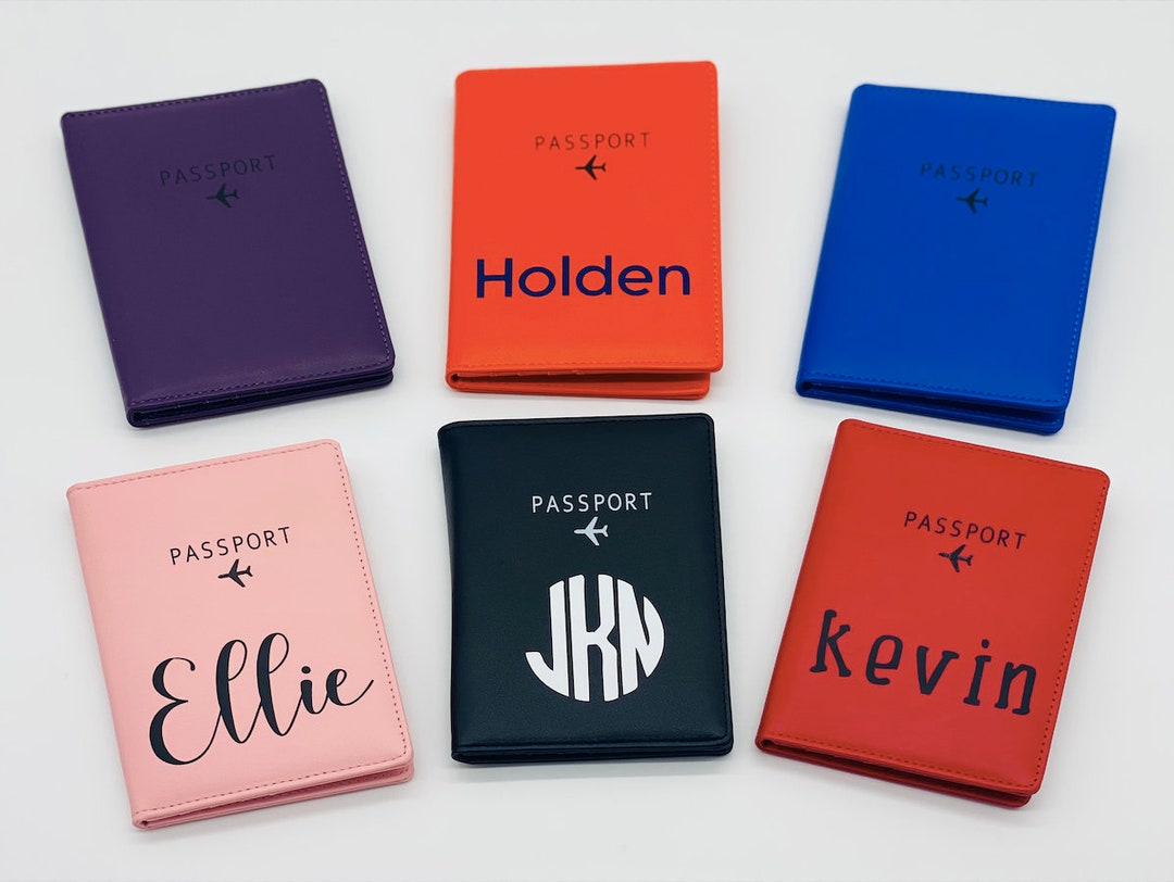 Personalized Passport Holder Custom Passport Book Leather Passport Book ...