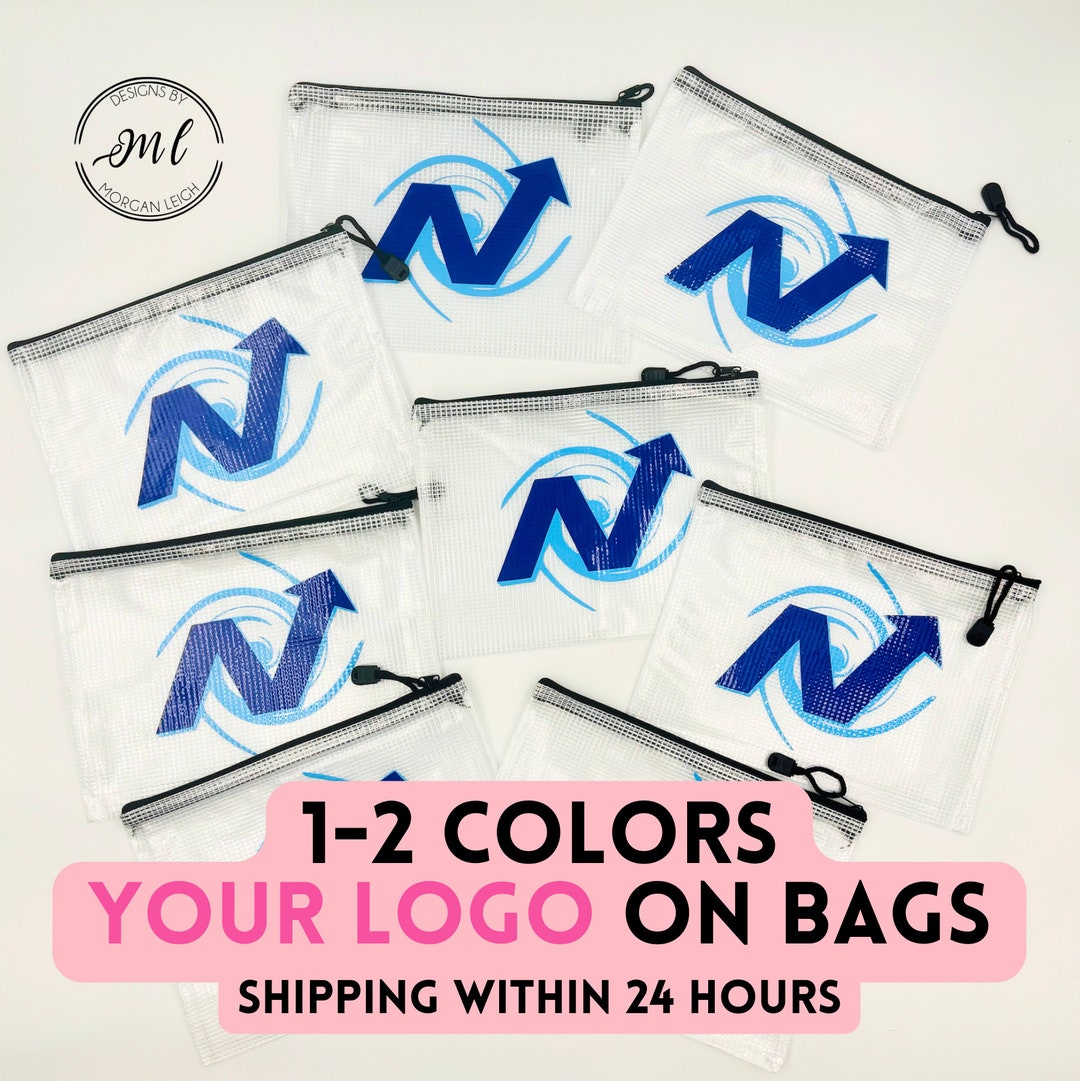 Custom Logo Bags, Small Name Zipper Bag, Logo Pool Bag, Custom Logo ...
