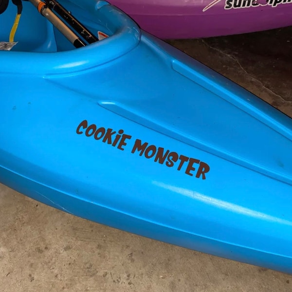 Kayak Name Sticker - Etsy