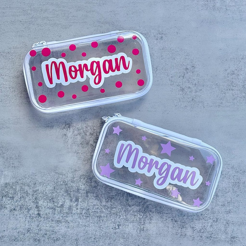 Clear Hard Zipper Case - Etsy