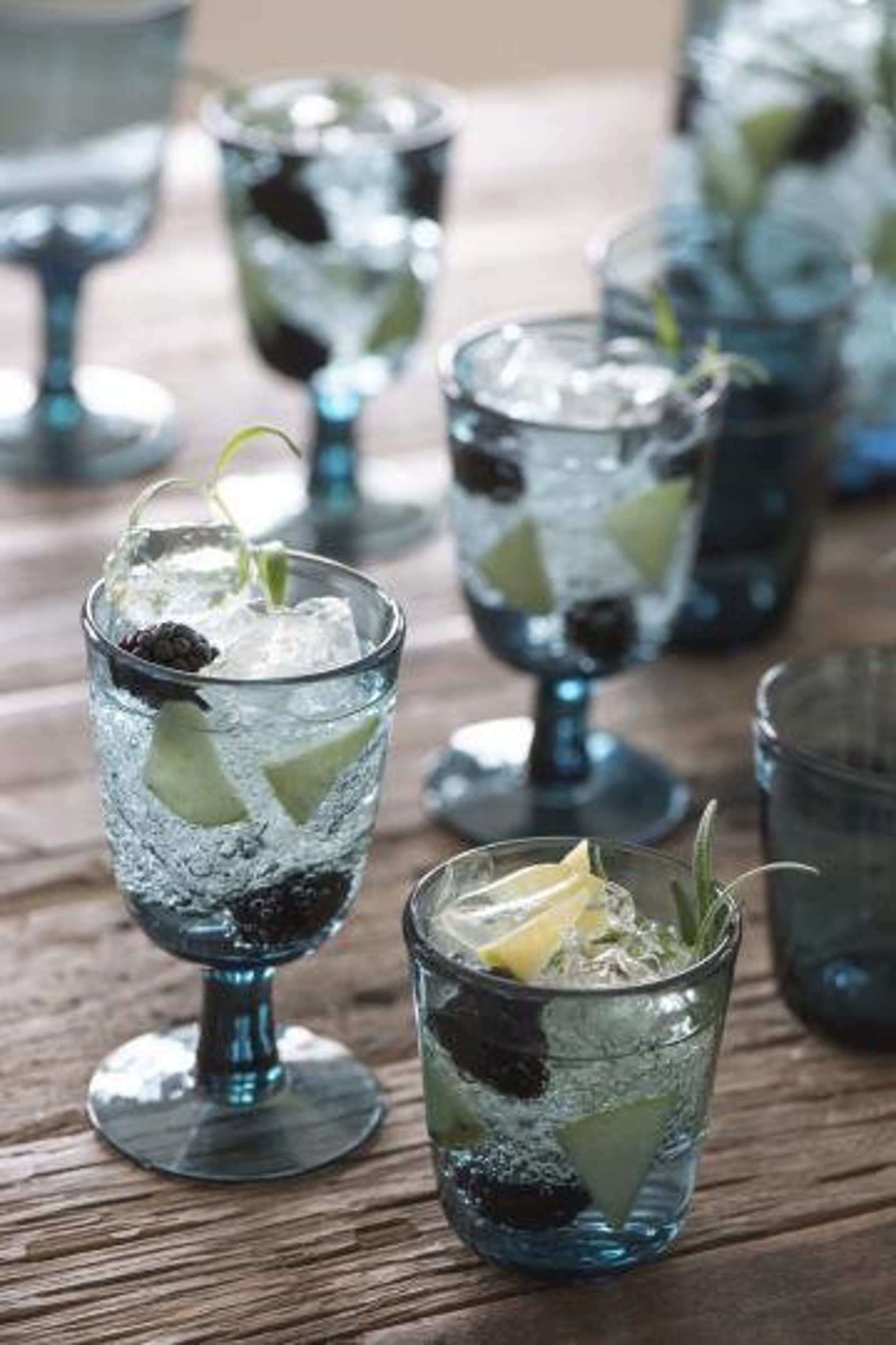 Glass white wine glass wine glass punch glass pink or blue | Etsy