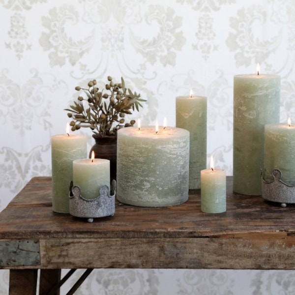 Rustic Candles - Etsy