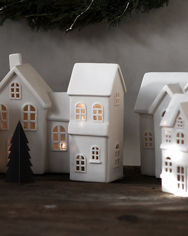 Candle House No. 5 Advent House Christmas Candle House - Etsy