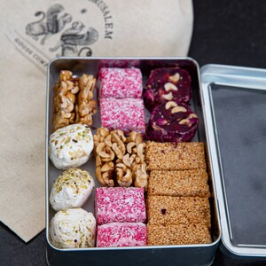 Gift Box of Jerusalem Candies Natural Snack Basket Israeli Sweet ...