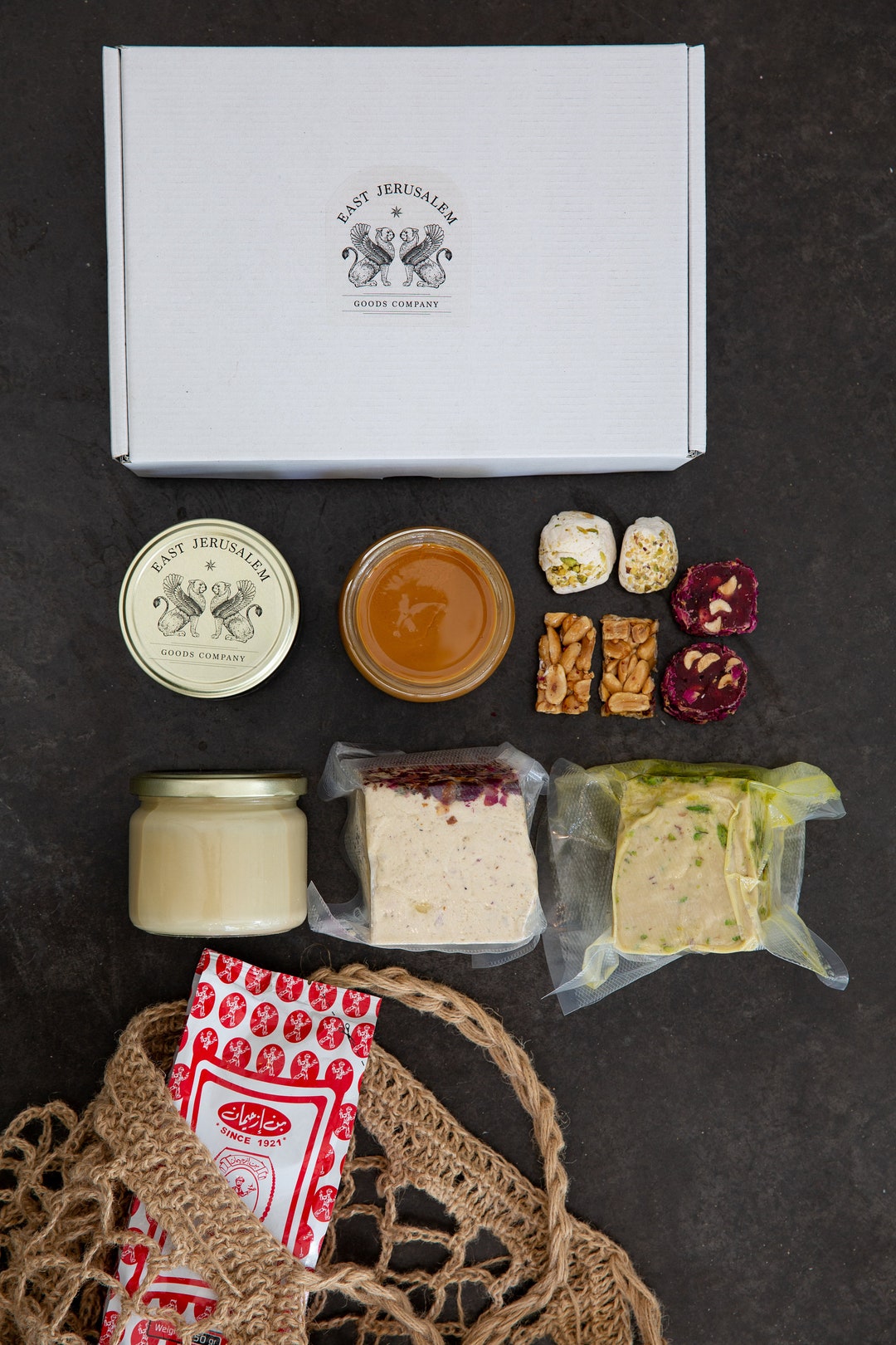 Gift Box From Jerusalem : Halva, Tahini Natural Candies, Coffee Tahini ...