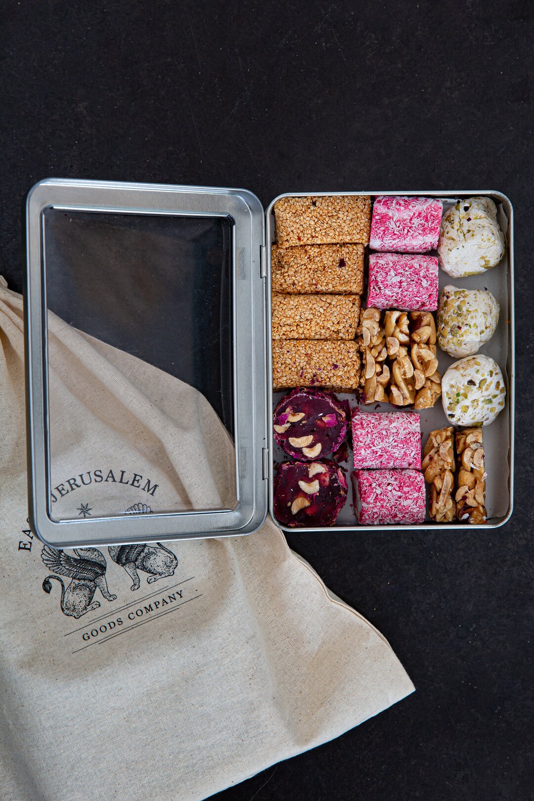 Gift Box of Jerusalem Candies Natural Snack Basket Israeli Sweet ...