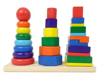 Toy Pyramid for Kids - Etsy