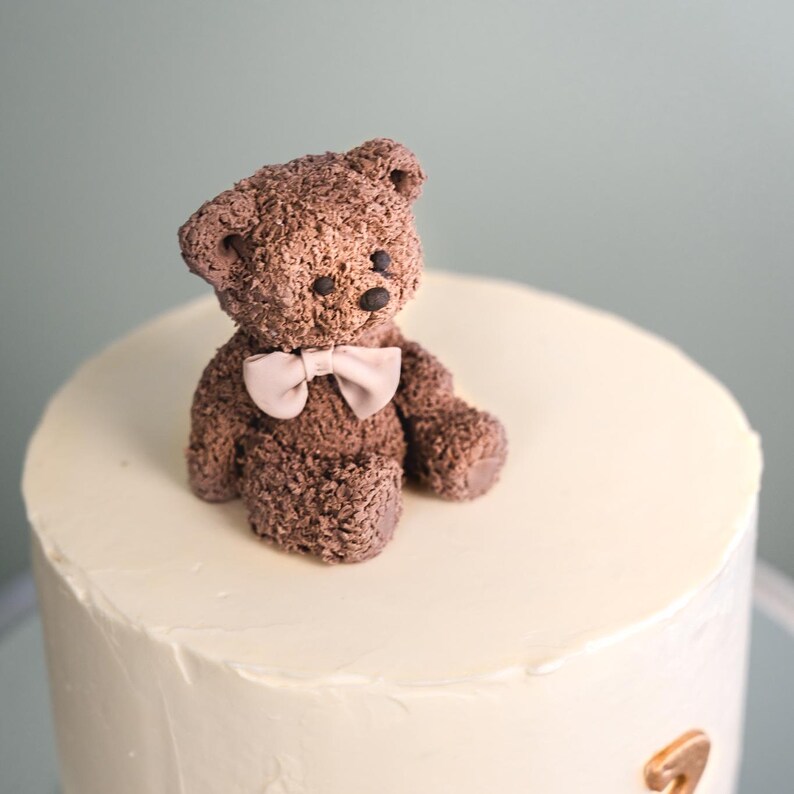 Fondant Bear Cake Topper - Etsy
