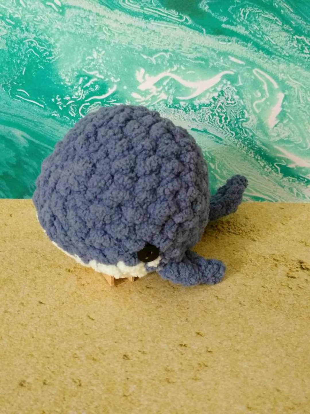 Anxiety Relief Scented Whale Plush 4" Gift for Kids Ocean Themed Decor ...