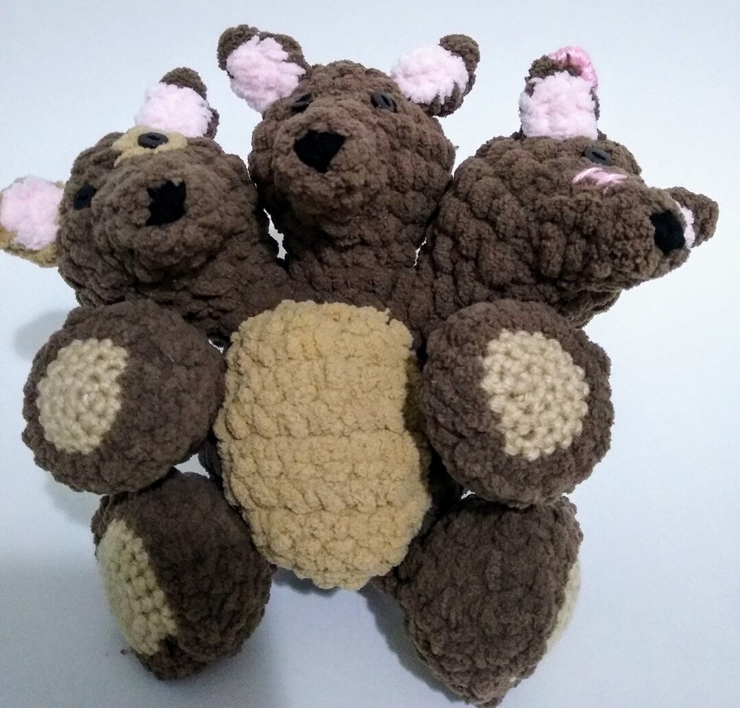 Anxiety and Stress Relief Plush Cerberus 8 Greek Monsters Mythology ...