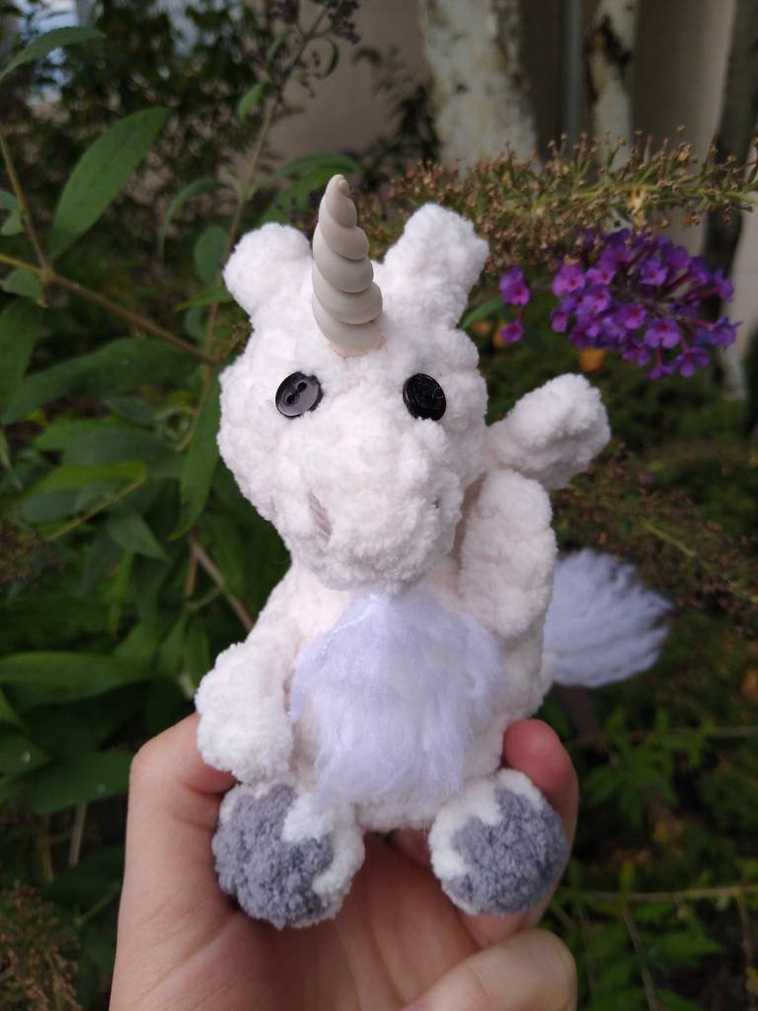 Uni-dragon Dragon Unicorn Hybrid Fantasy Plush - Etsy