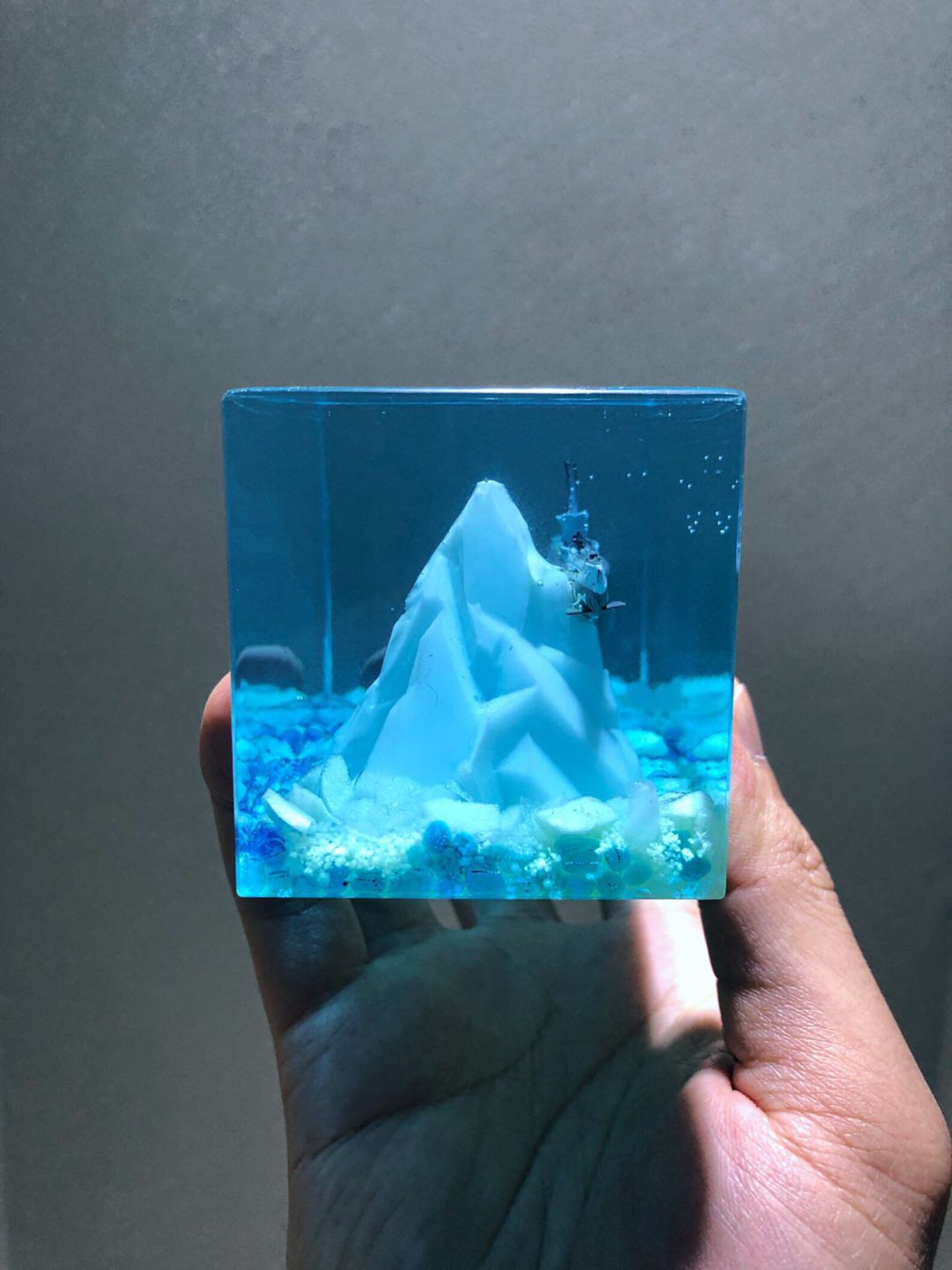 Submarine Aquatic Resin Diorama Nightlight Submarine Resin | Etsy