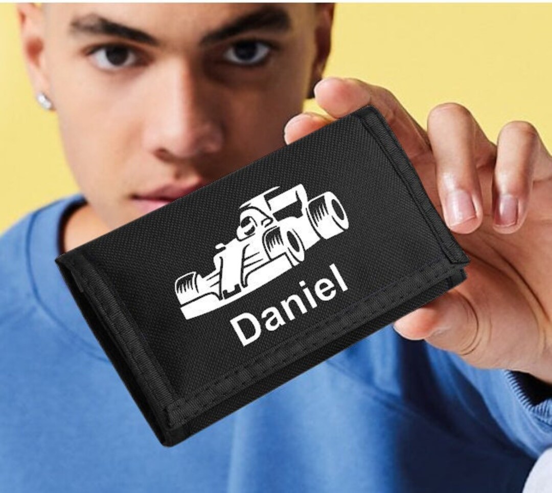 CAR F1 Racing Personalised Wallet Gift Wallet Travel Purse Card Holder ...