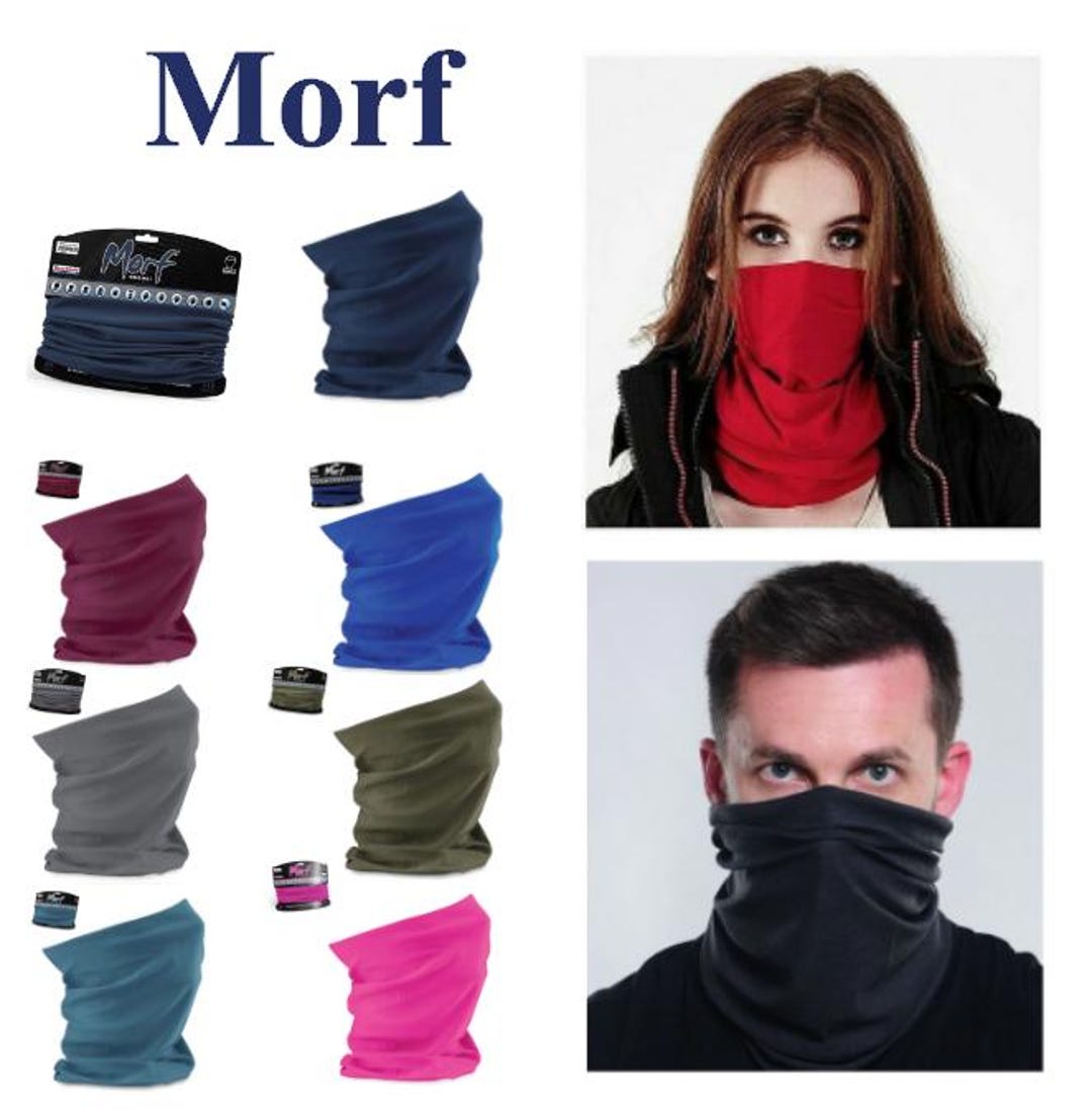 Personalised SCARF Face Nose Mouth Cover MULTI USE Customised Neck ...