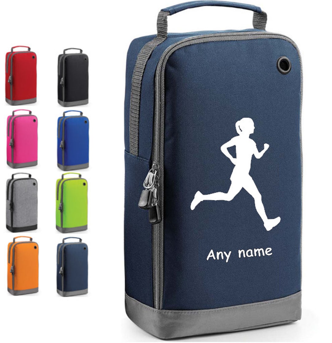 Shoe Bag Personalised Running Shoe Bag Jogging Bag Accessory Kit Bag ...