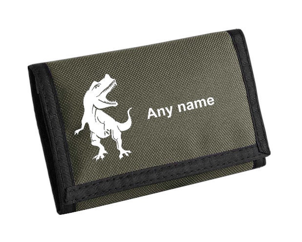 Personalised T Rex Wallet Dinosaur Wallet Gift Customised Gift for Her ...