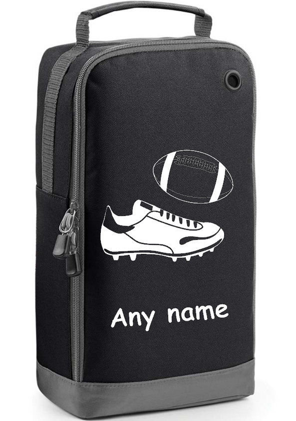 Rugby Shoe Bag Personlised Kit Bag Personalized Rugby Boot Ball Bag ...