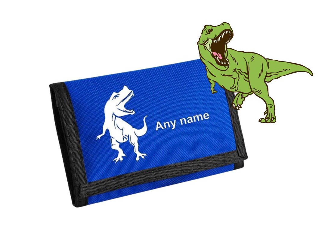 Personalised T Rex Wallet Dinosaur Wallet Gift Customised Gift for Her ...