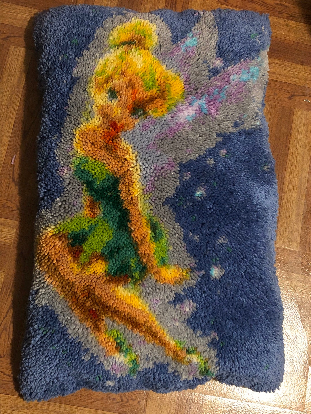 Tinkerbell Latchhook Pillow - Etsy
