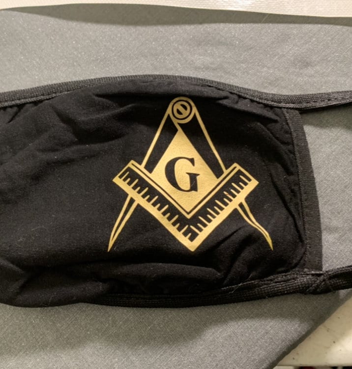 Freemason Face Mask, Master Mason, Entered Apprentice, Fellowcraft ...