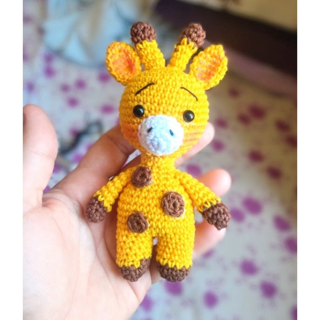 Giraffe Keychain Amigurumi. Giraffe Collection, Cute Gift / Cheap Gift ...