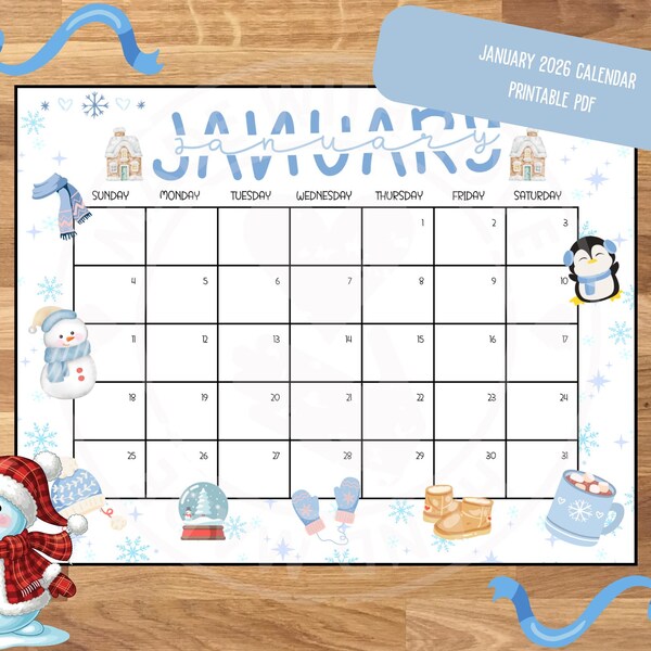 2026 Edible Calendar - Etsy