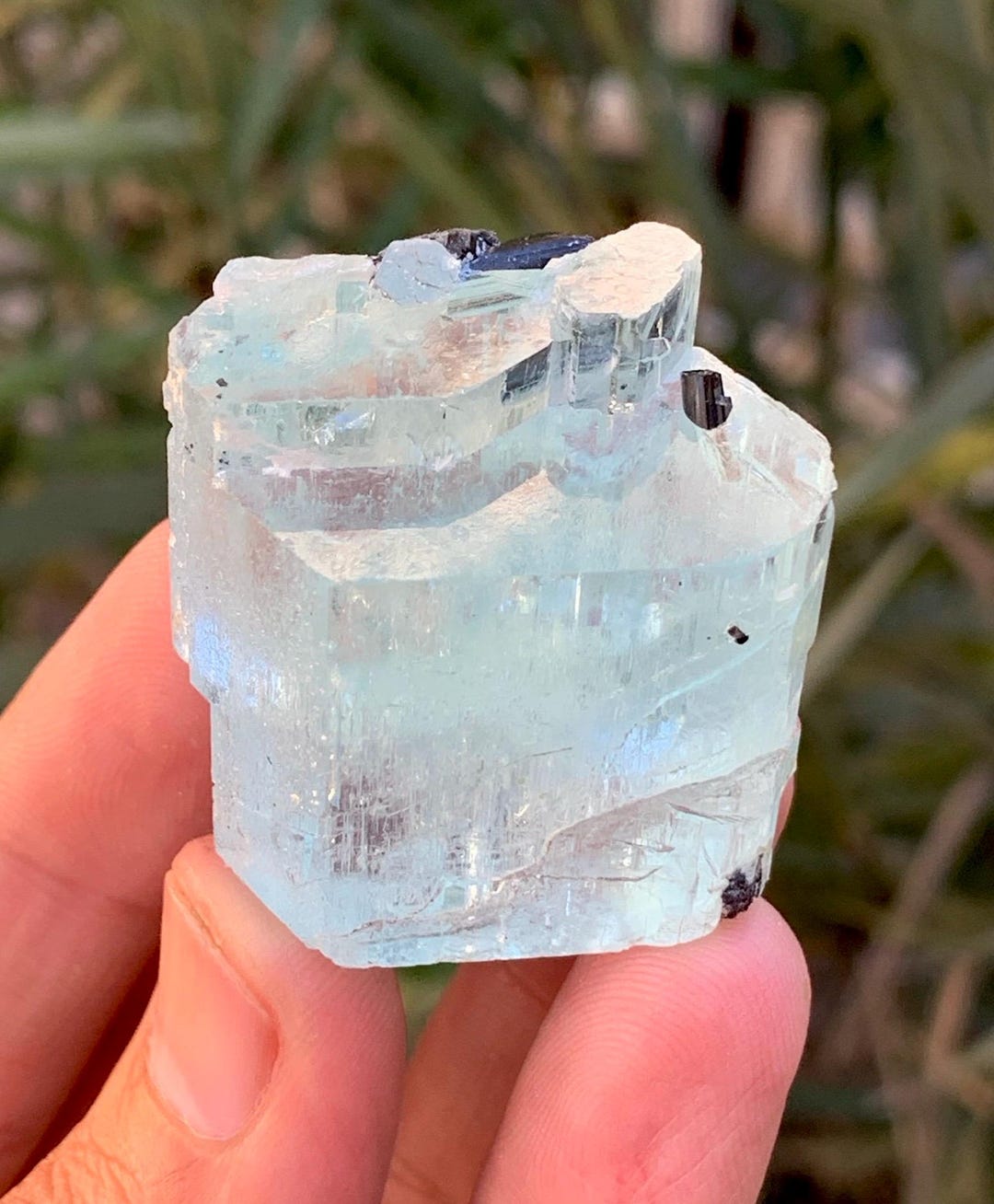 Natural Sky Blue Colour Double Termination Aquamarine Crystal From ...