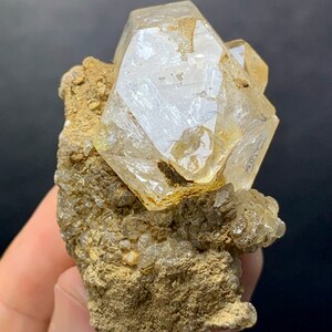 Natural Double Terminated Window Quartz Crystal on Matrix Specimen From ...