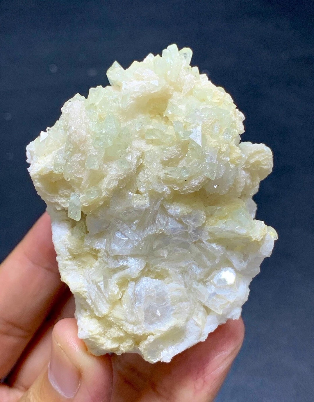 Natural Rare Green Herderite Crystals Bunch Specimen on Matrix From ...