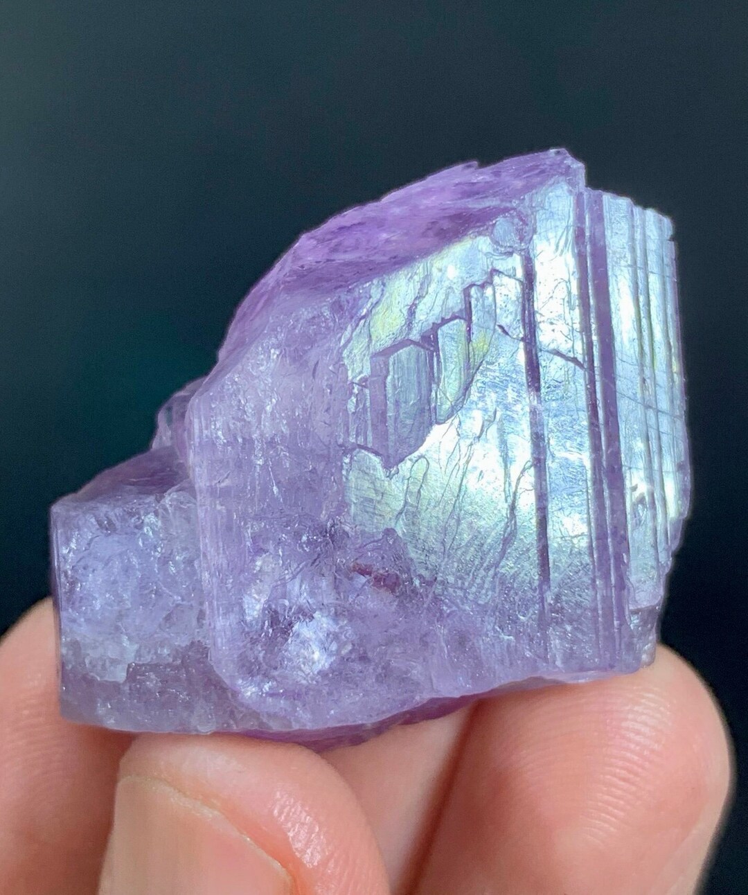 Lovely Purple Colour Transparent Fluorescent Scapolite Crystal From ...
