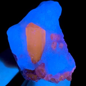 Purple Colour Rare Fluorescent Transparent Scapolite Crystal Specimen ...