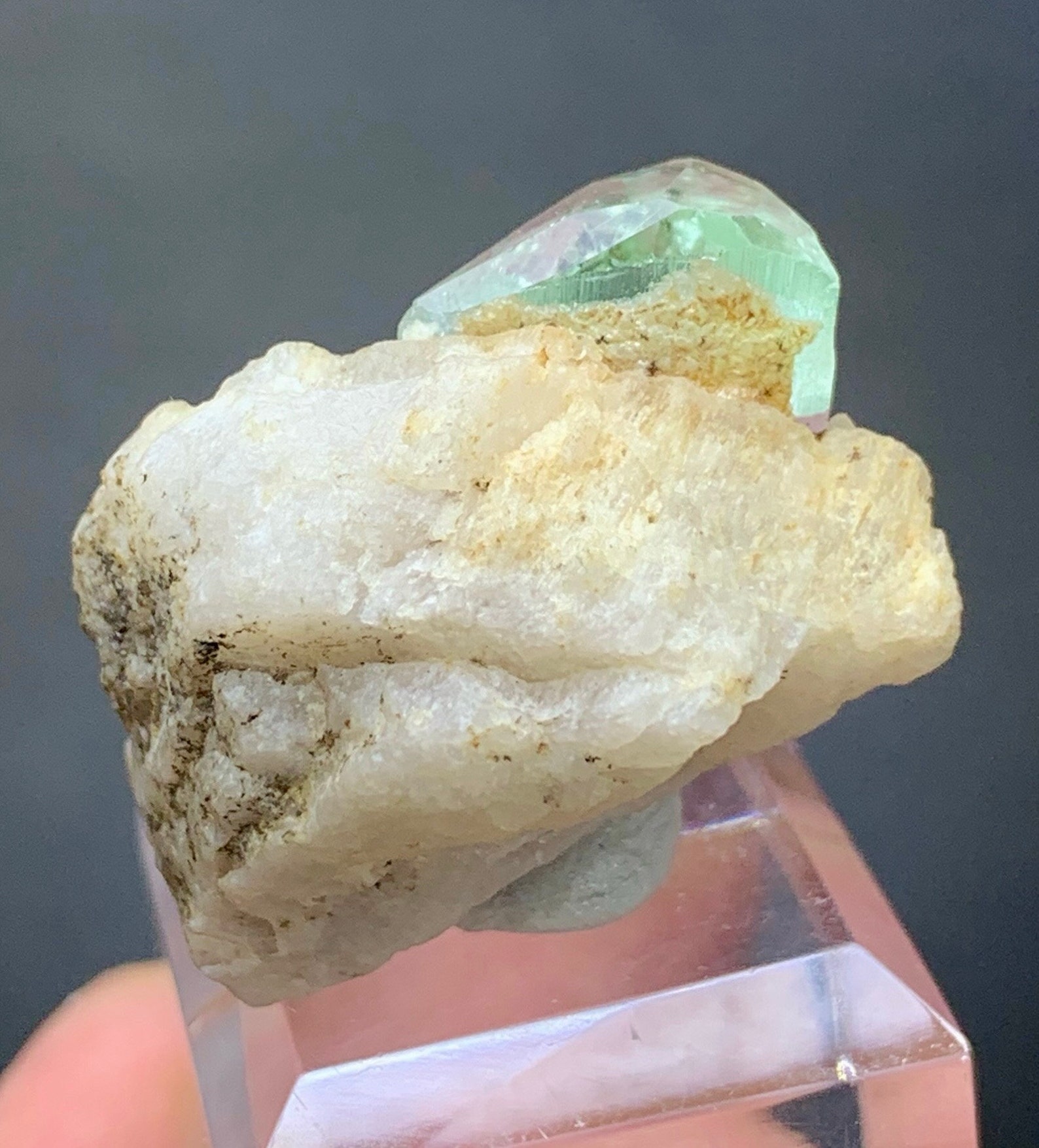 Natural Bi Colour Tourmaline Specimen From Paproke Mine Afghanistan ...