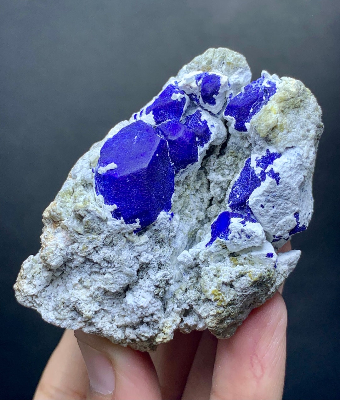 Natural Blue Lapis Lazurite Specimen From Badakshan Afghanistan ...