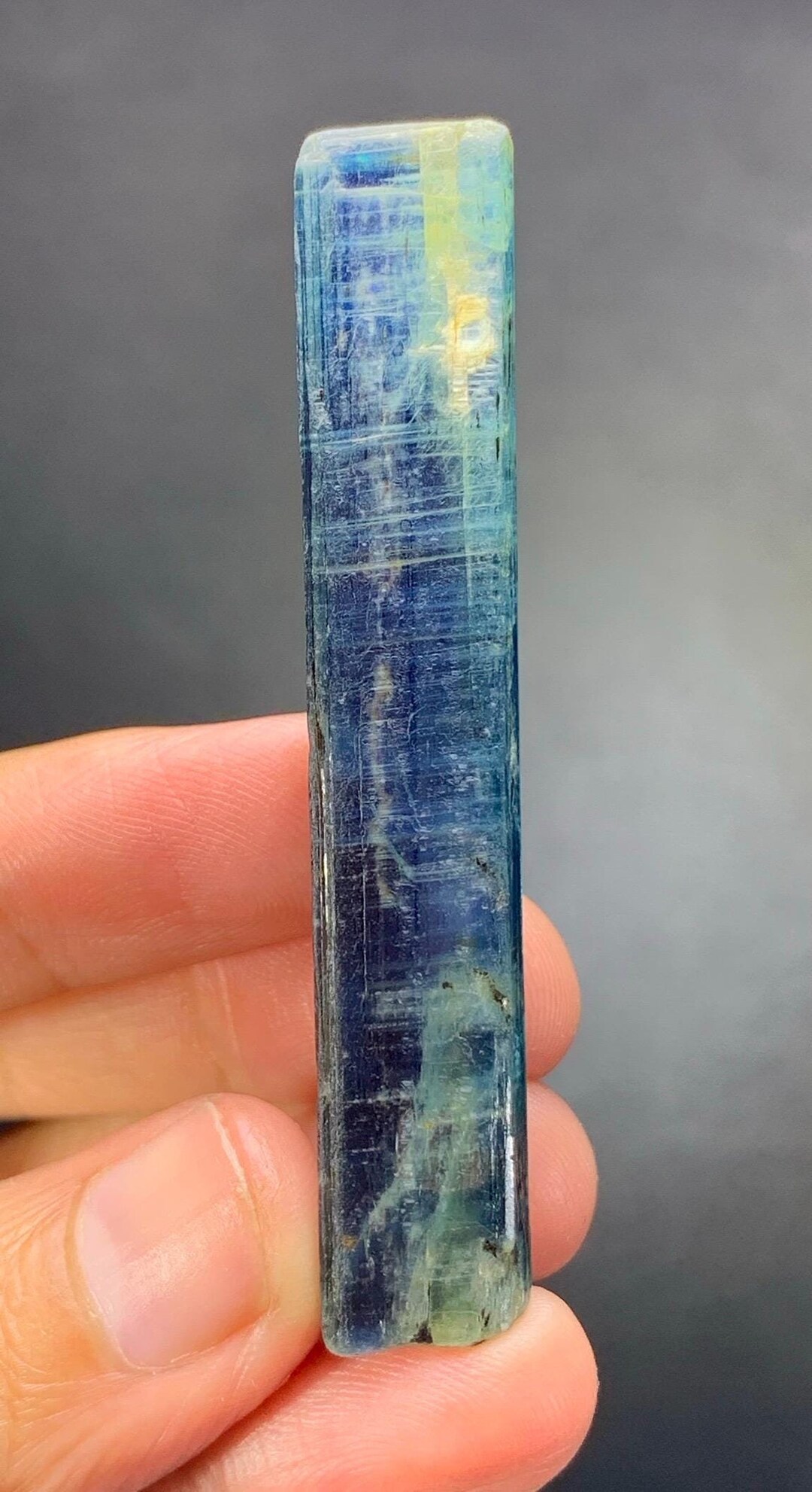 Natural Rare Blue Colour Transparent Kyanite Crystal From Skardu Mine ...