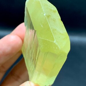 Natural Lemon Colour Transparent Triphane Kunzite Crystal From ...