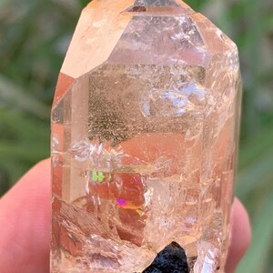 Natural Golden Colour Clean Terminated Rainbow Inclusion Topaz Crystal ...