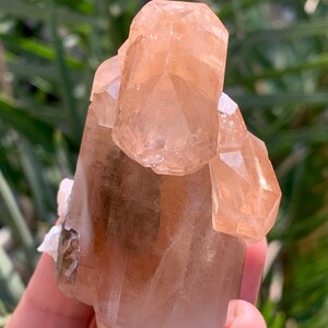 Stunning Golden Colour Transparent Double Termination Topaz Cluster ...