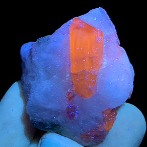 Purple Colour Rare Fluorescent Transparent Scapolite Crystal Specimen ...