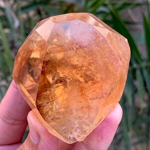 Stunning Golden Colour Terminated Topaz Crystal From Skardu Mine, Topaz ...