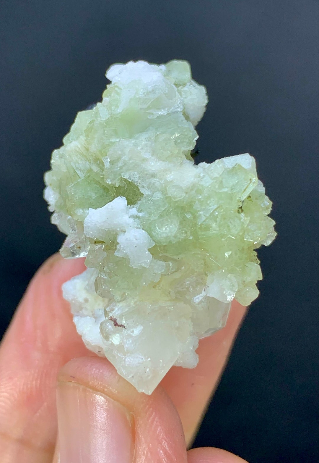 Natural Rare Green Herderite Crystals Bunch Specimen on Matrix From ...
