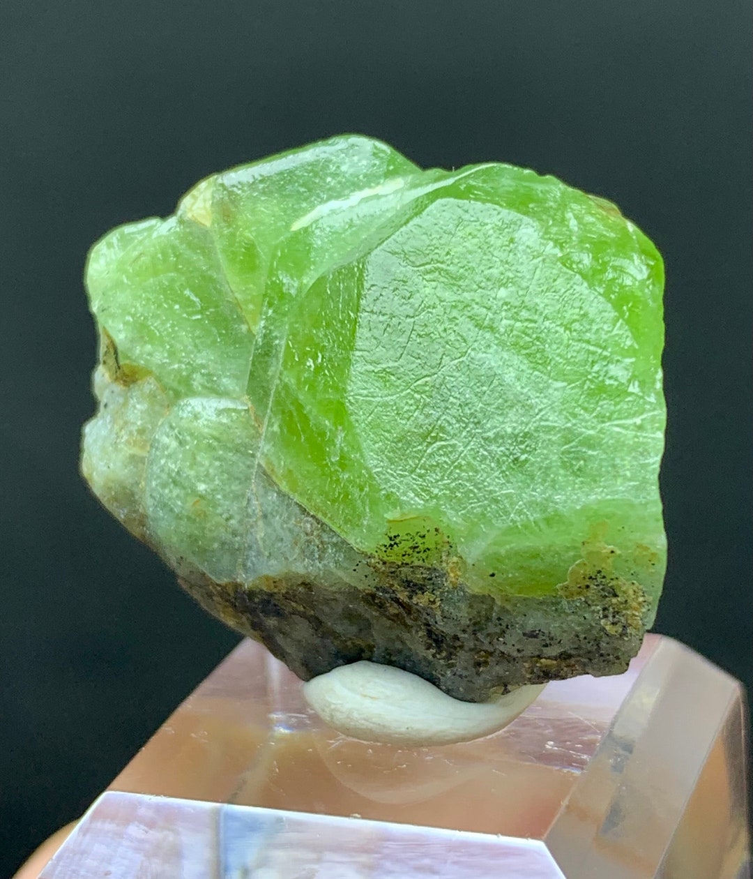 Natural Green Peridot Crystal Specimen Green Peridot - Etsy