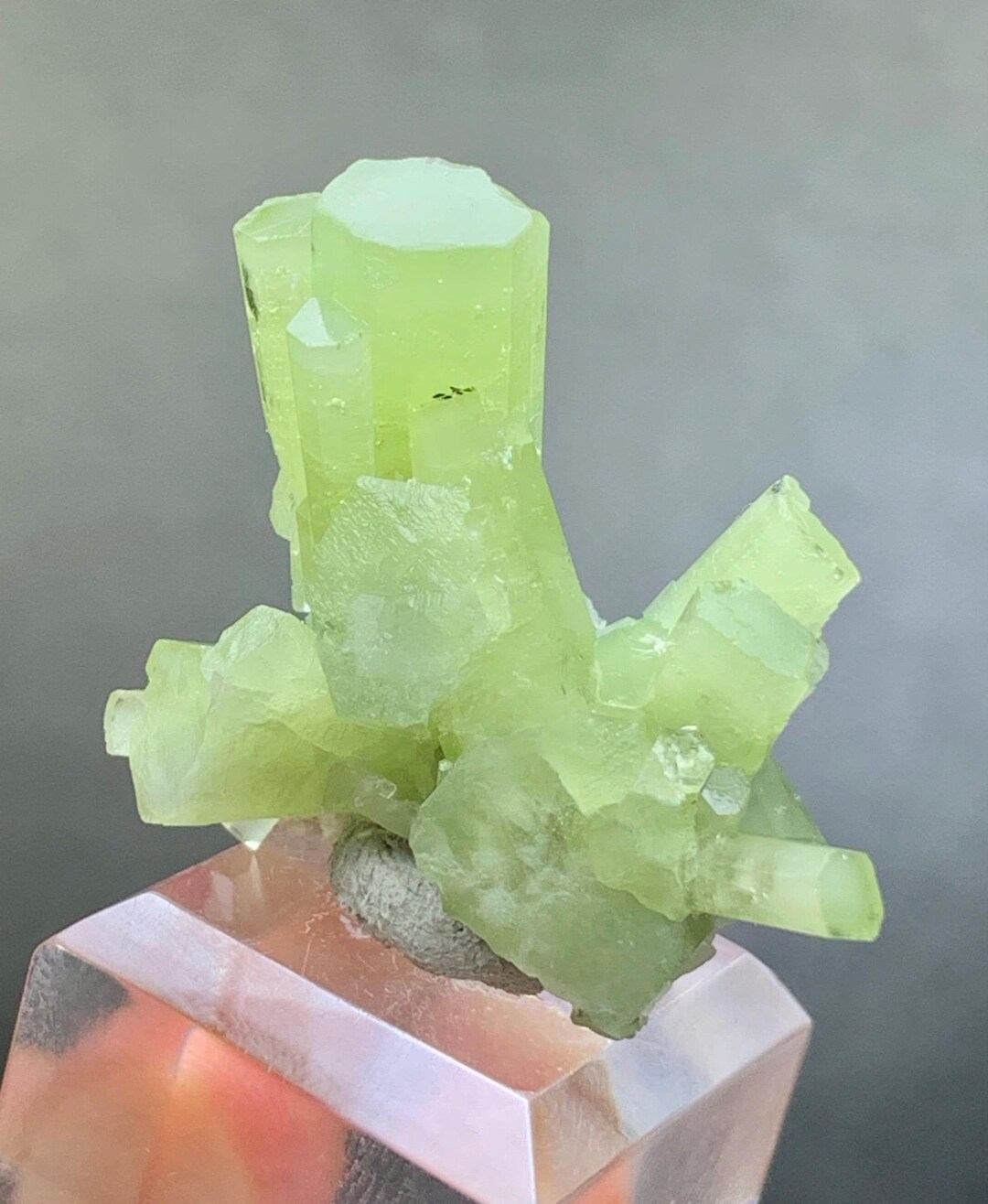 Lovely Yellow Colour Transparent Heliodor Cluster From Skardu Mine ...