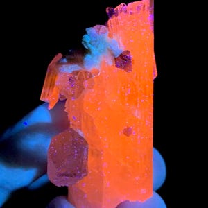 Natural Bi Colour Kunzite Crystal With Rare Microlite Quartz Combined ...