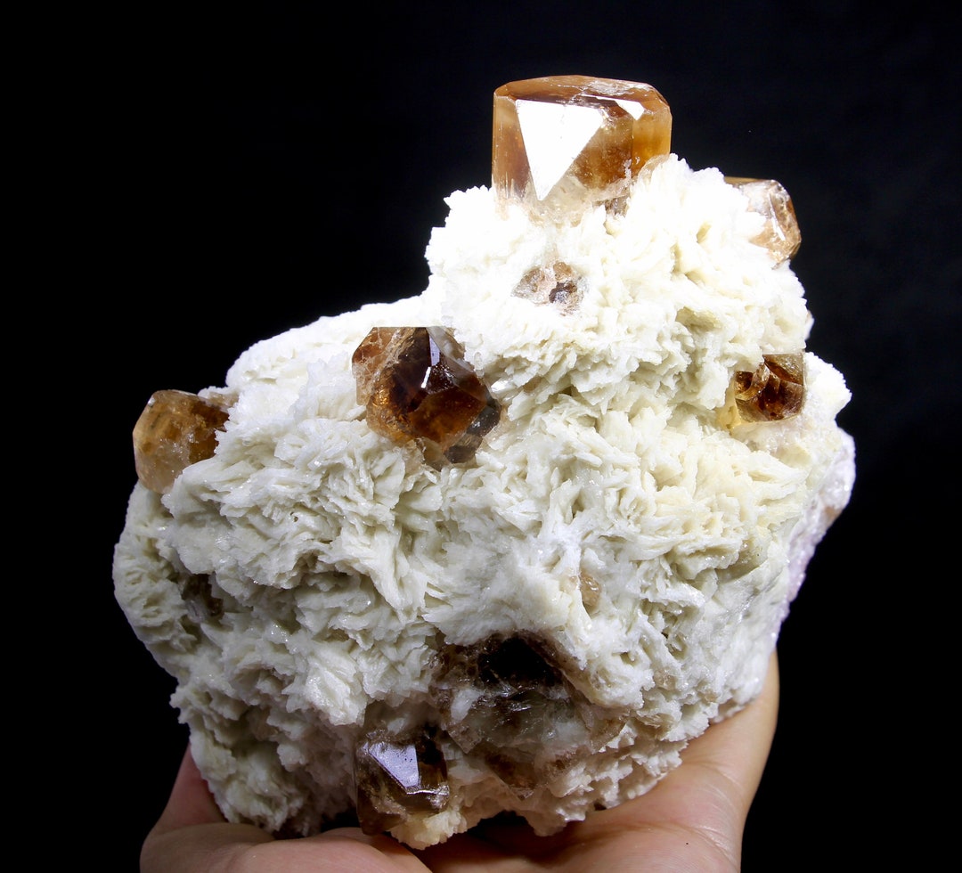 Rich Golden Colour Topaz on Matrix Specimen Topaz Crystal - Etsy