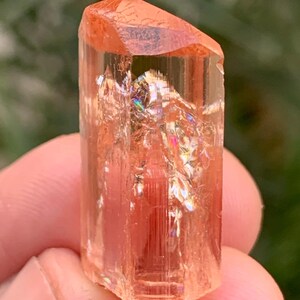 Natural Imperial Colour Fluorescent Rainbow Inclusion Transparent Topaz ...