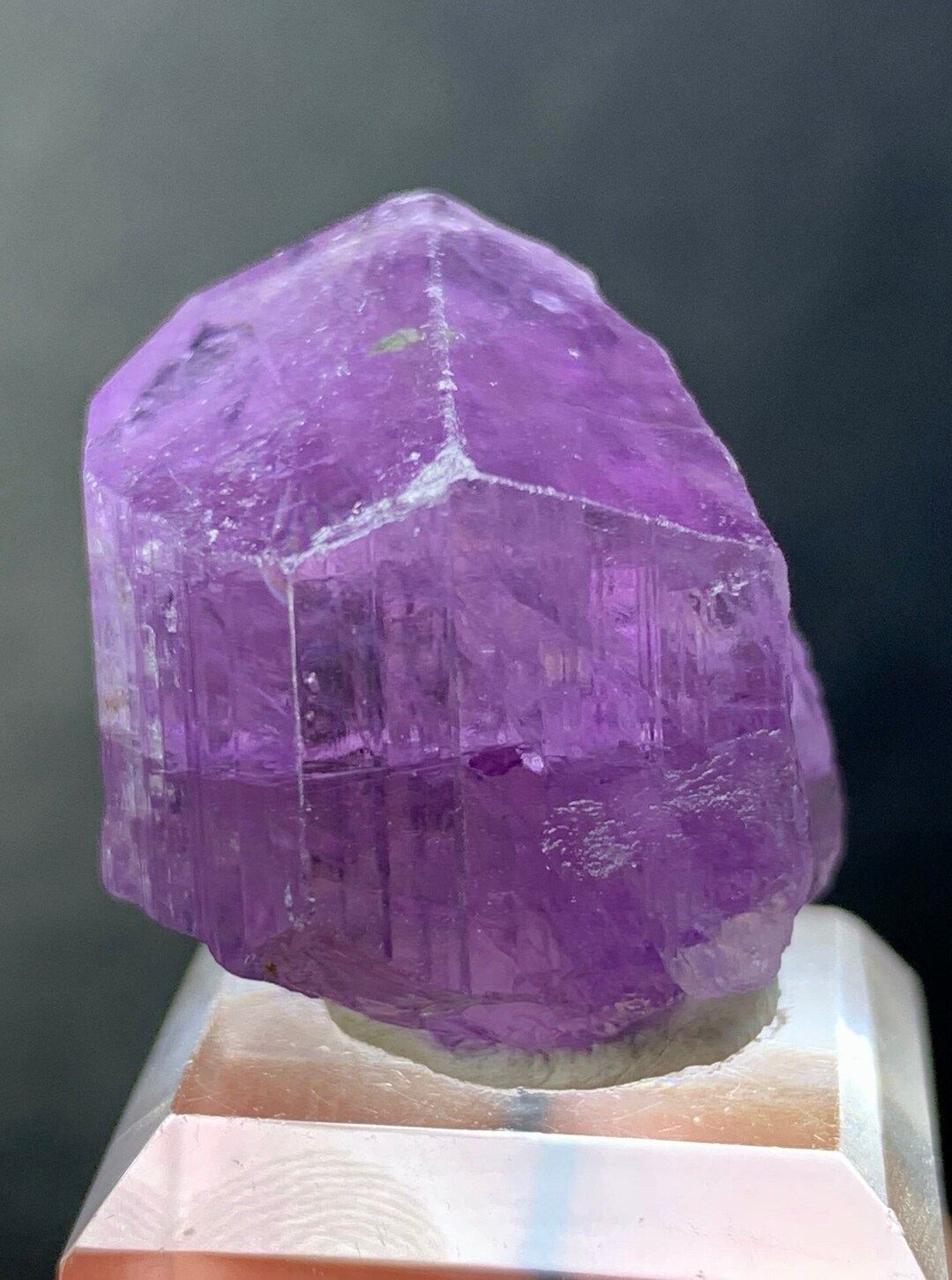 Lovely Purple Colour Fluorescent Scapolite Crystal,rare Crystal ...