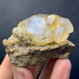 Natural Double Terminated Window Quartz Crystal on Matrix Specimen From ...