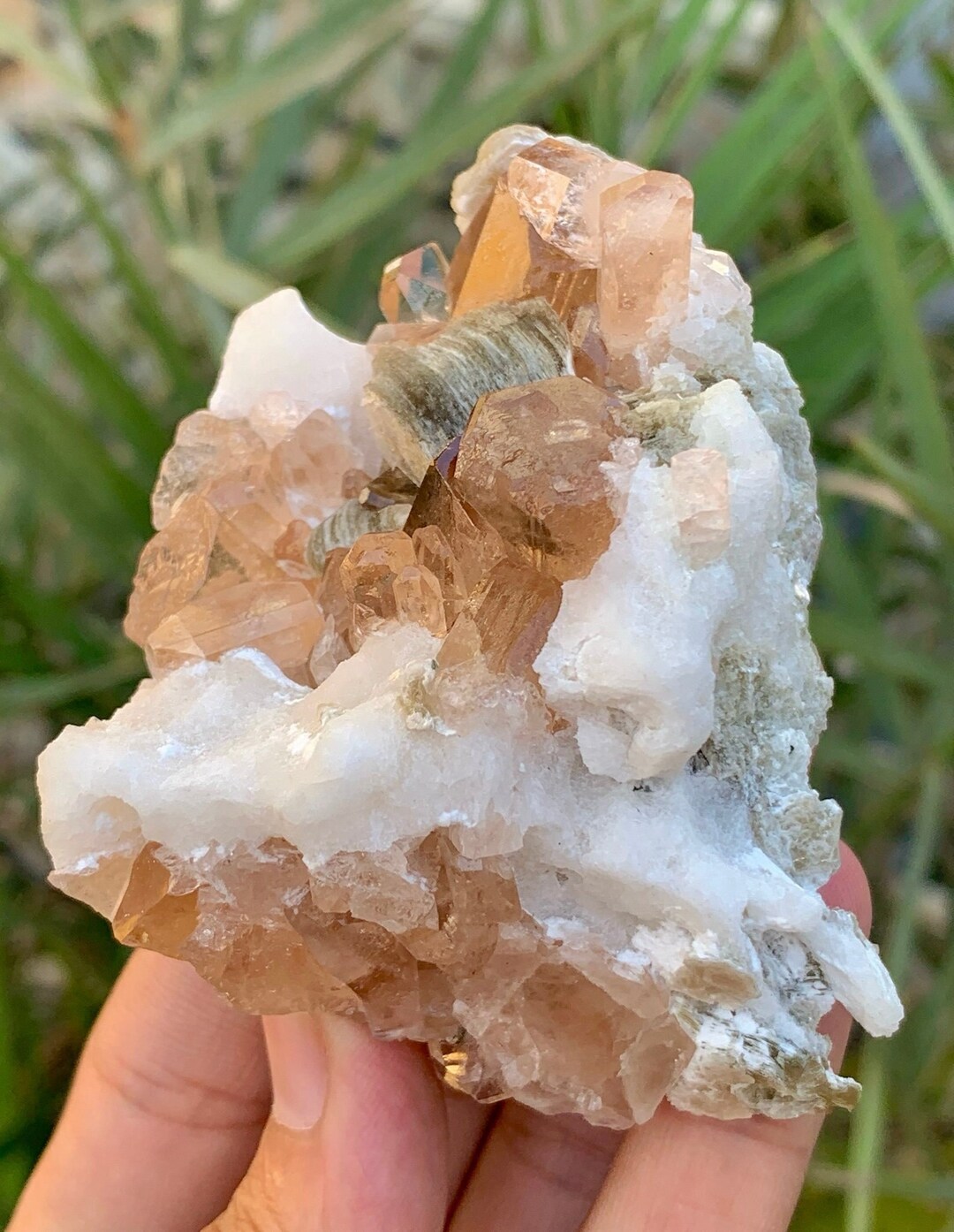 Stunning Golden Colour Transparent Topaz Cluster Specimen From Skardu ...