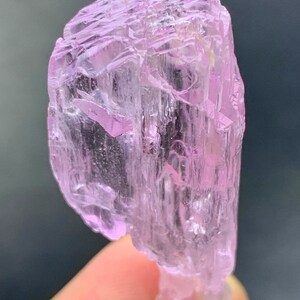 Natural Pink Colour Transparent Rare Mountain Shape Fluorescent Double ...