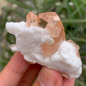 Amazing Golden Colour Transparent Topaz Crystal on Matrix Specimen From ...
